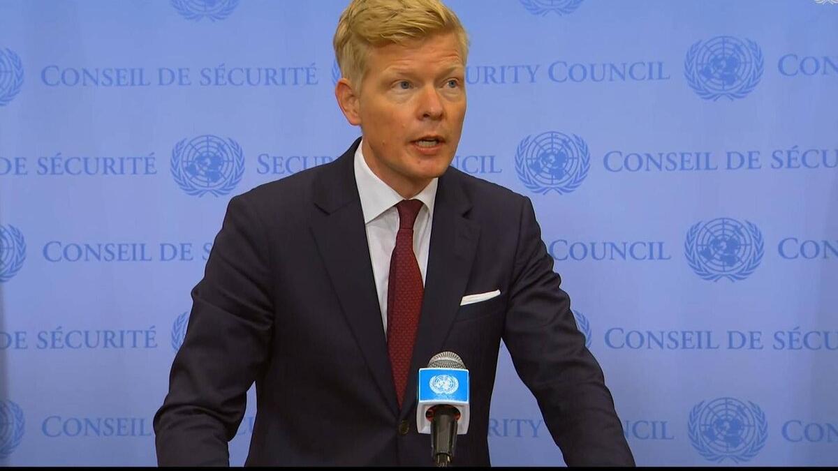 UN Special Envoy Media Stakeout | OSESGY
