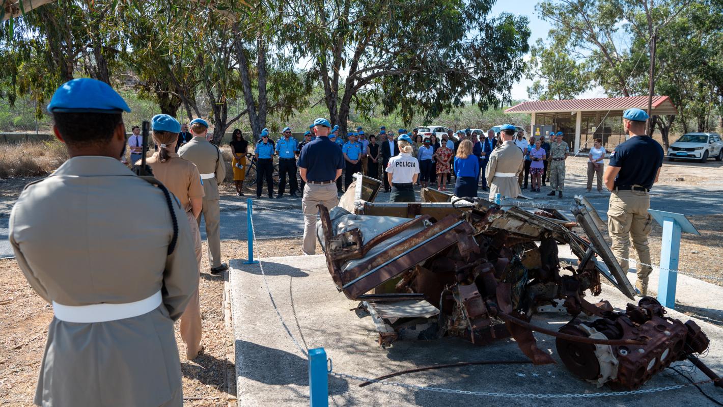 UNFICYP hands over vehicle of fallen Sergeant Ian Ward to the ...