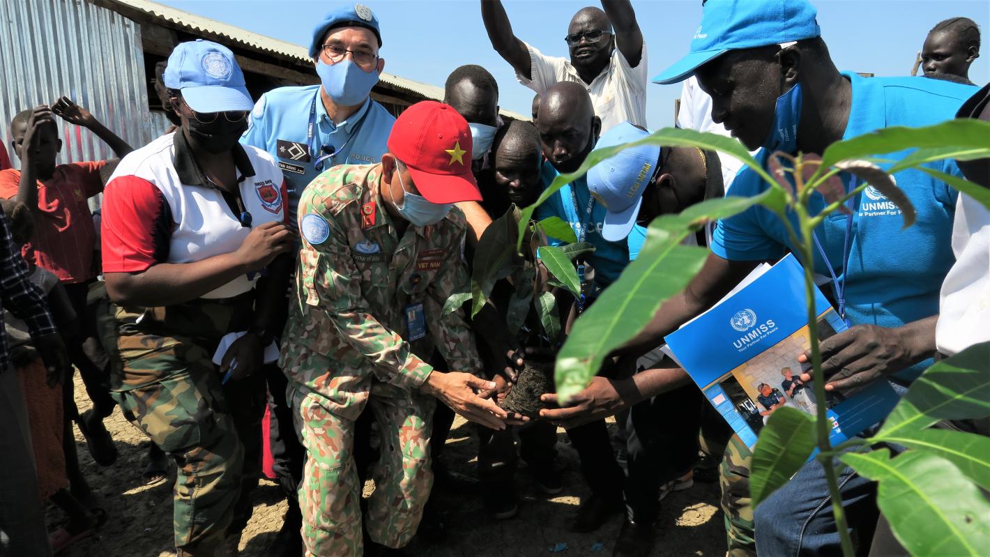 Trees symbolizing United Nations values planted in eight schools for ...