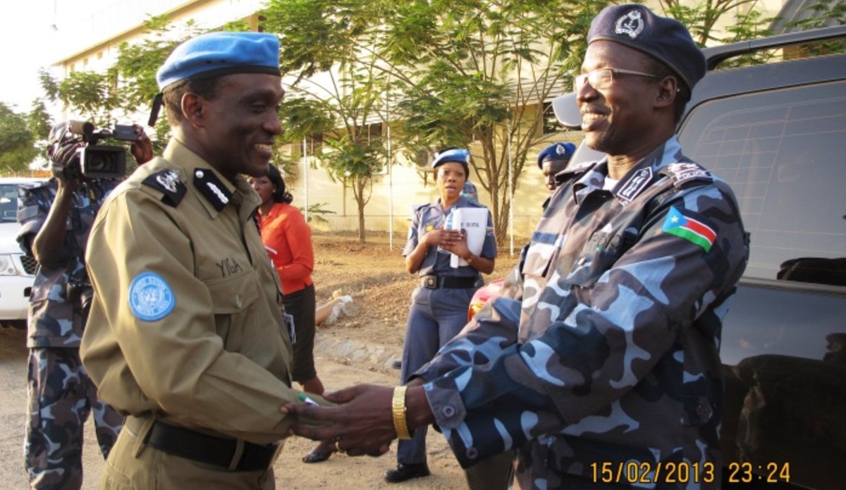 New South Sudan Police chief meets UNMISS Police Commissioner | UNMISS New South Sudan Police chief meets UNMISS Police Commissioner | UNMISS